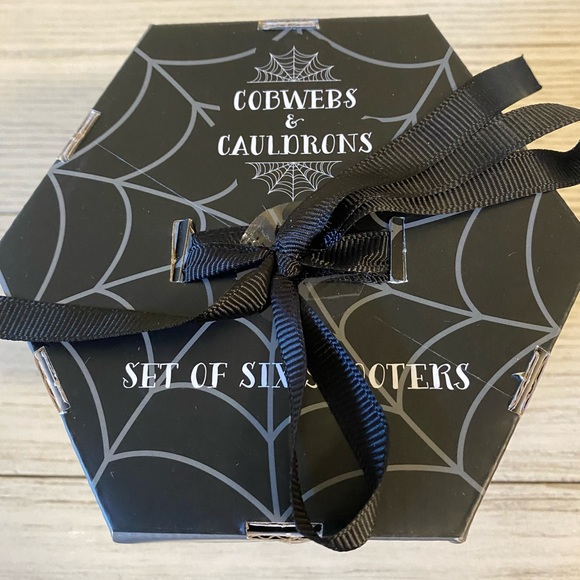 Cobwebs & Cauldrons | Holiday | Cobwebs Cauldrons Shot Glass Set | Poshmark